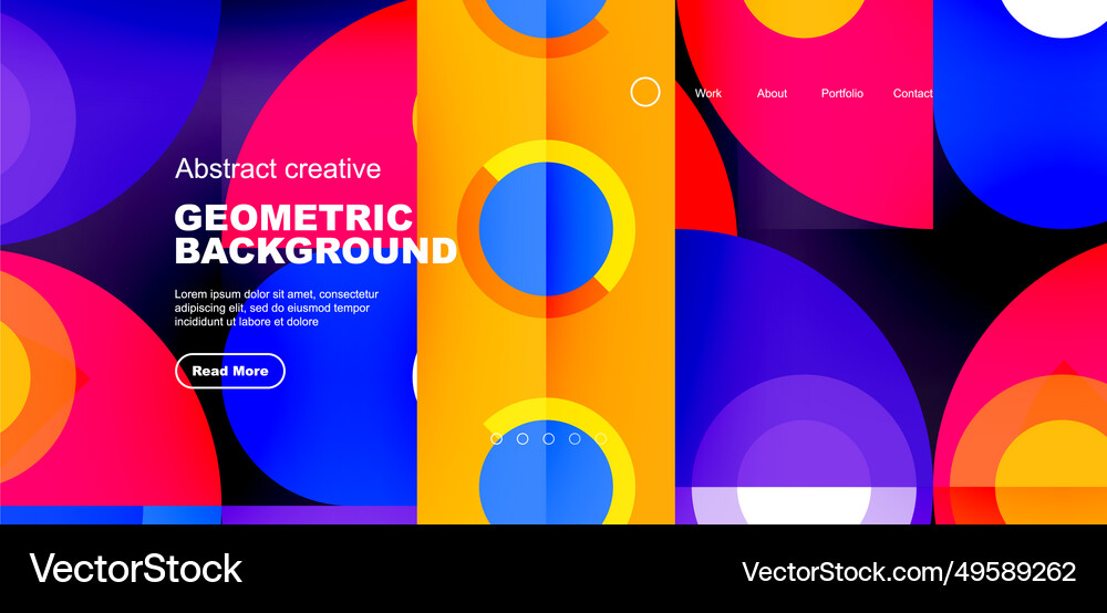 Simple circles and round elements pattern Vector Image
