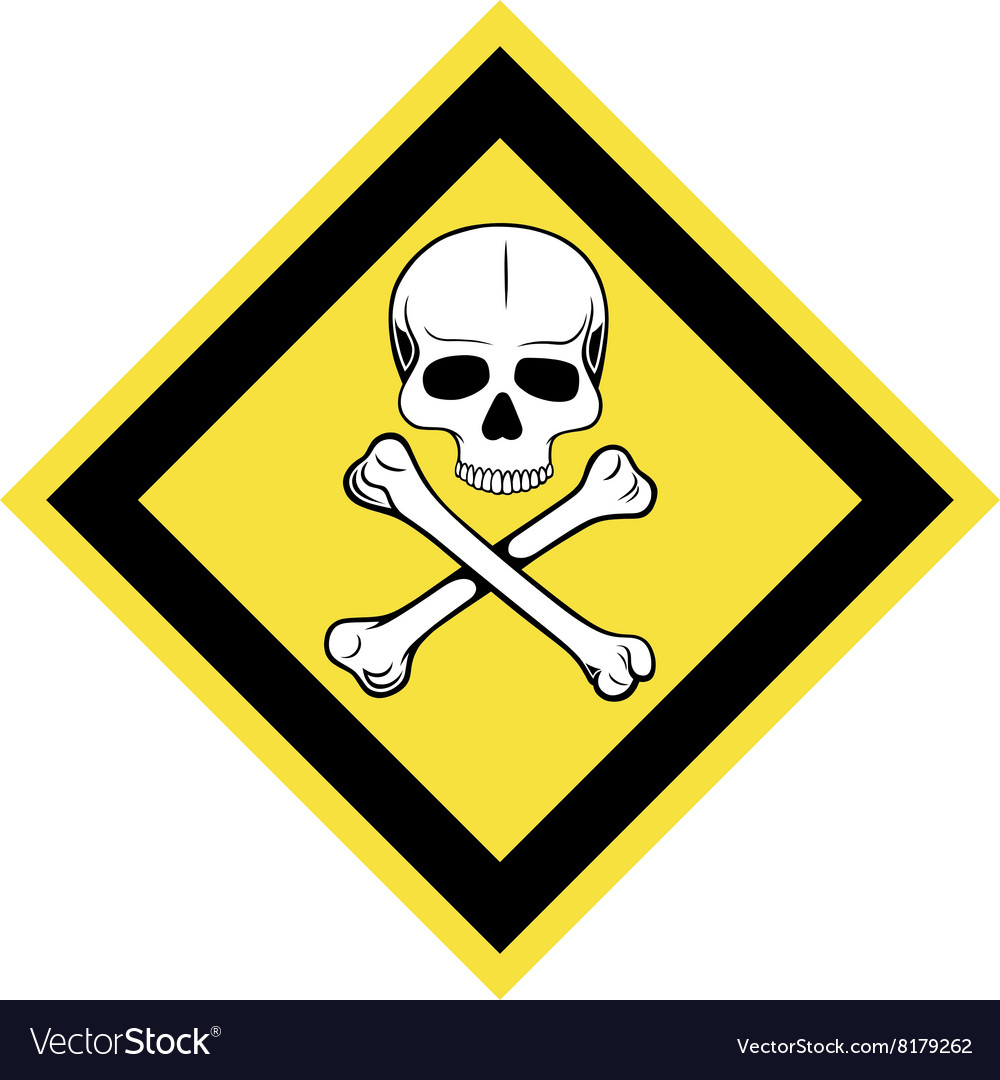 Skull And Crossbones Symbol Royalty Free Vector Image