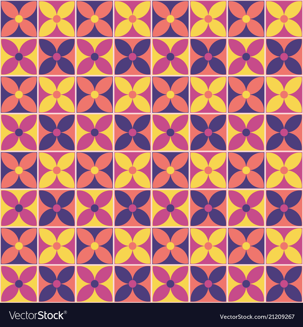 Abstract floral pattern Royalty Free Vector Image