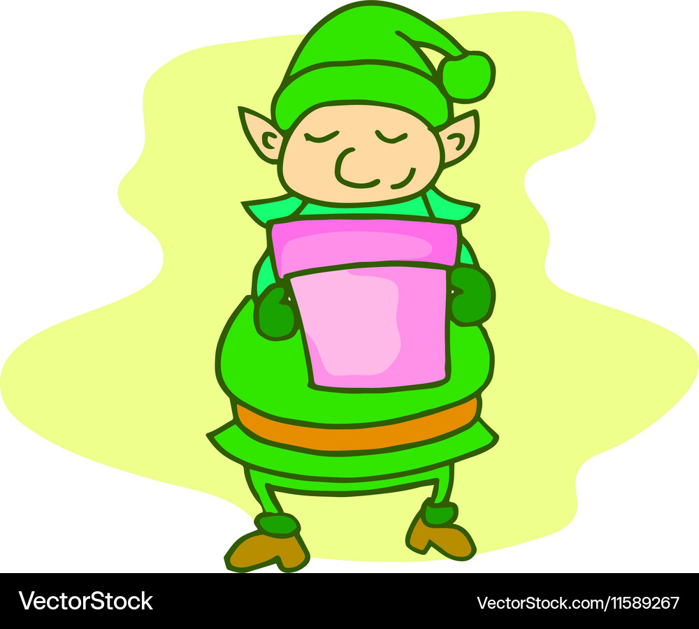 Elf style collection stock cartoon Royalty Free Vector Image