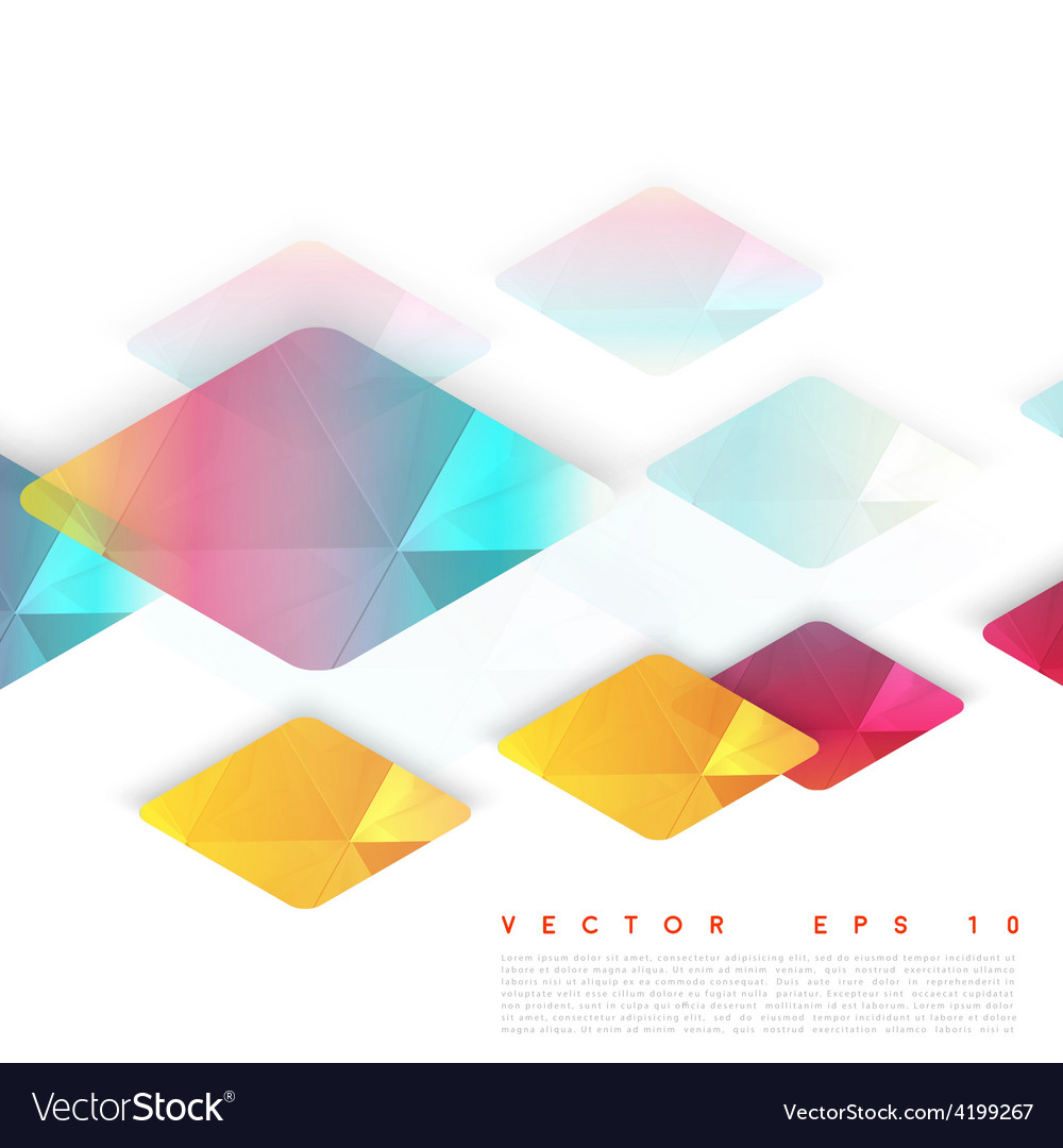 Geometric Rhombus Pattern Royalty Free Vector Image