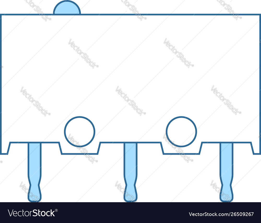 Micro button icon Royalty Free Vector Image - VectorStock