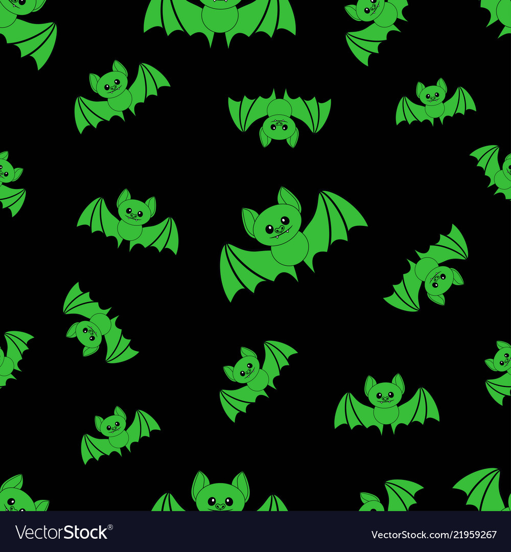 Pattern with bat Royalty Free Vector Image - VectorStock