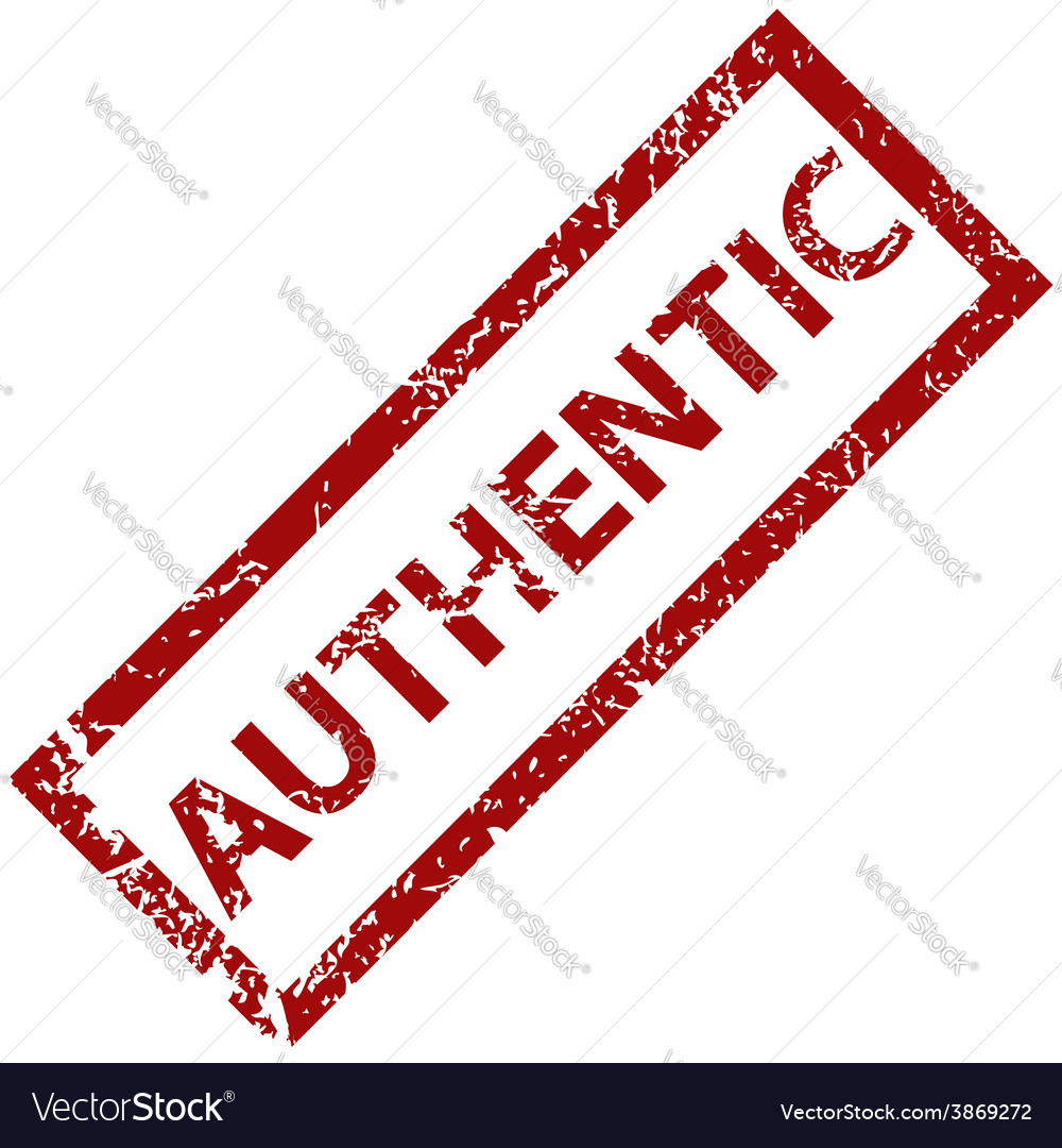 Authentic rubber stamp Royalty Free Vector Image