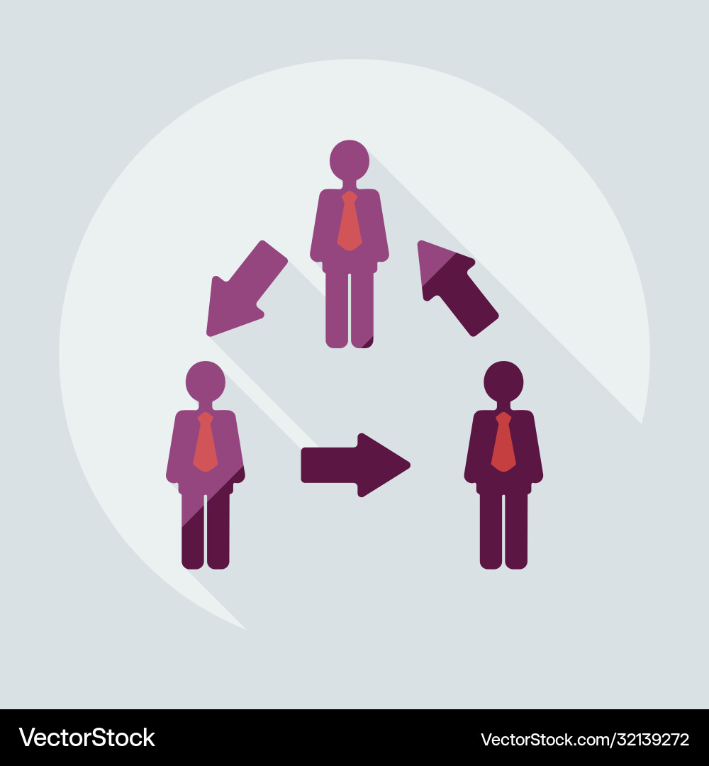 Flat modern design with shadow icons business icon
