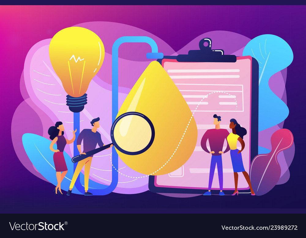 Product testing concept Royalty Free Vector Image