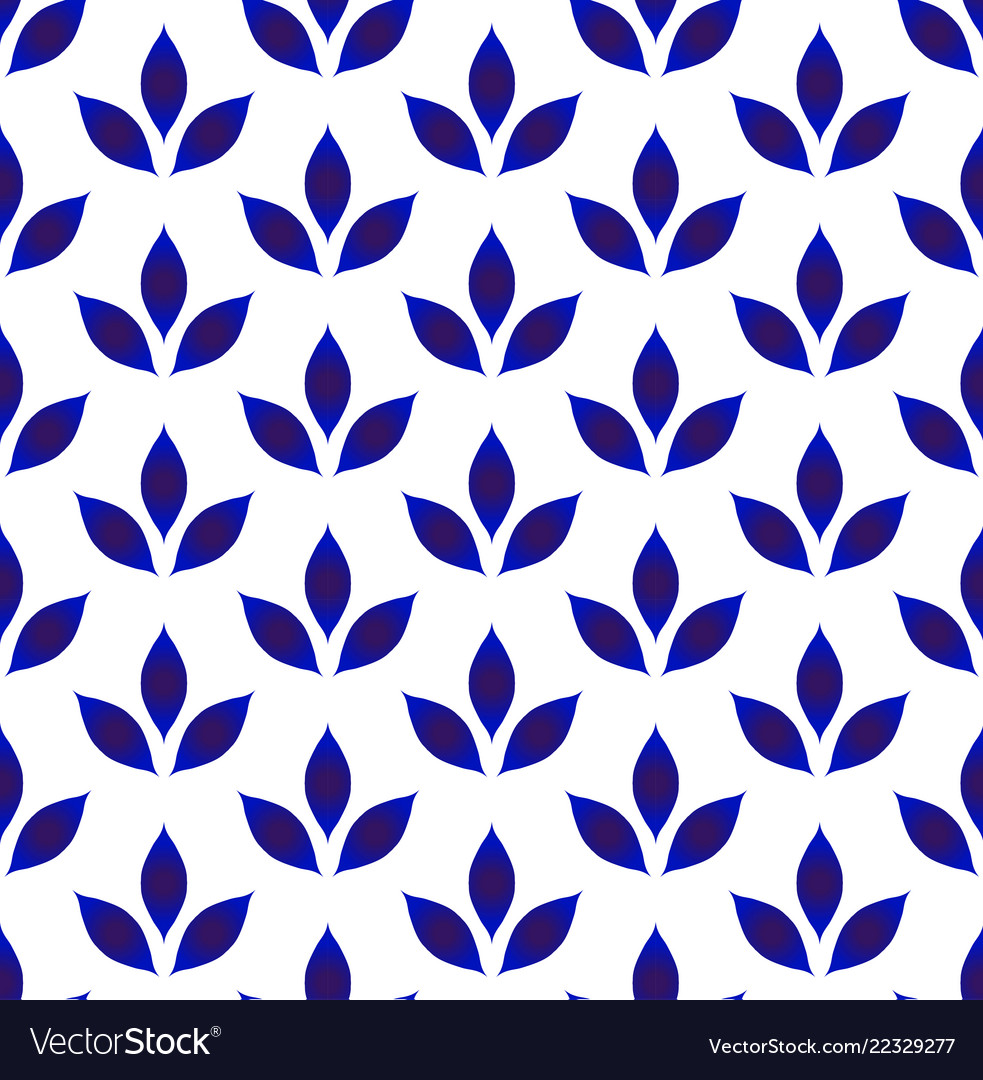 Ceramic seamless pattern Royalty Free Vector Image