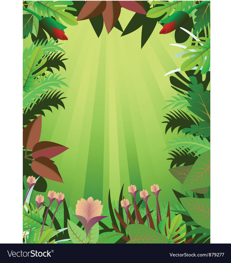 Forest background Royalty Free Vector Image - VectorStock