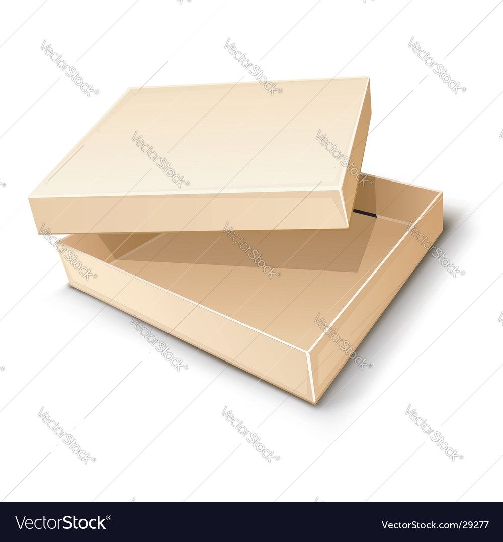Paper box Royalty Free Vector Image - VectorStock