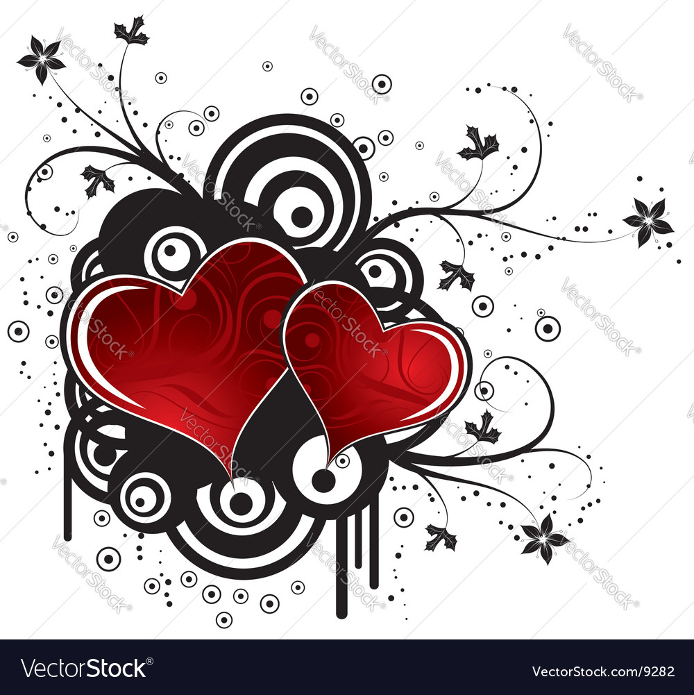 Background heart Royalty Free Vector Image - VectorStock