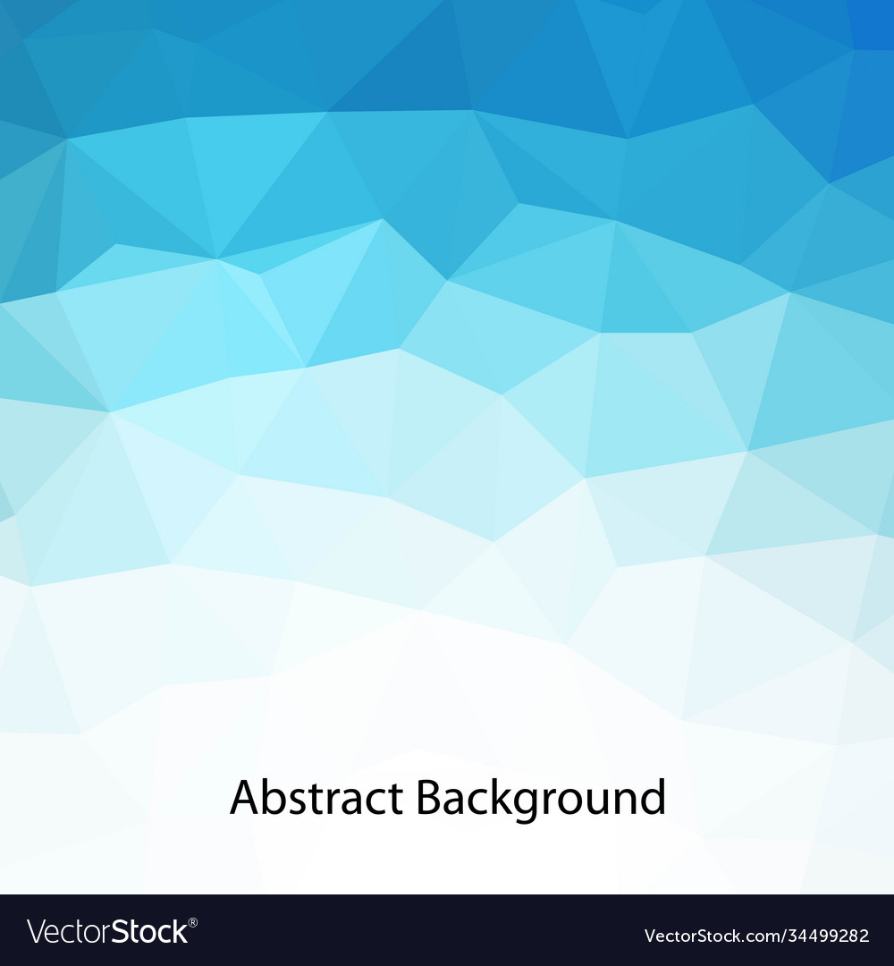 Blue abstract triangular background Royalty Free Vector