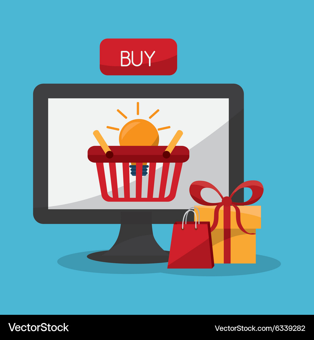 Shopping sale design Royalty Free Vector Image