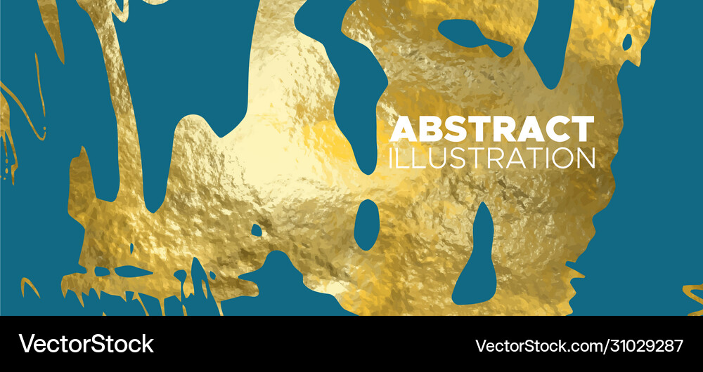 Blue and gold design templates for banner Vector Image