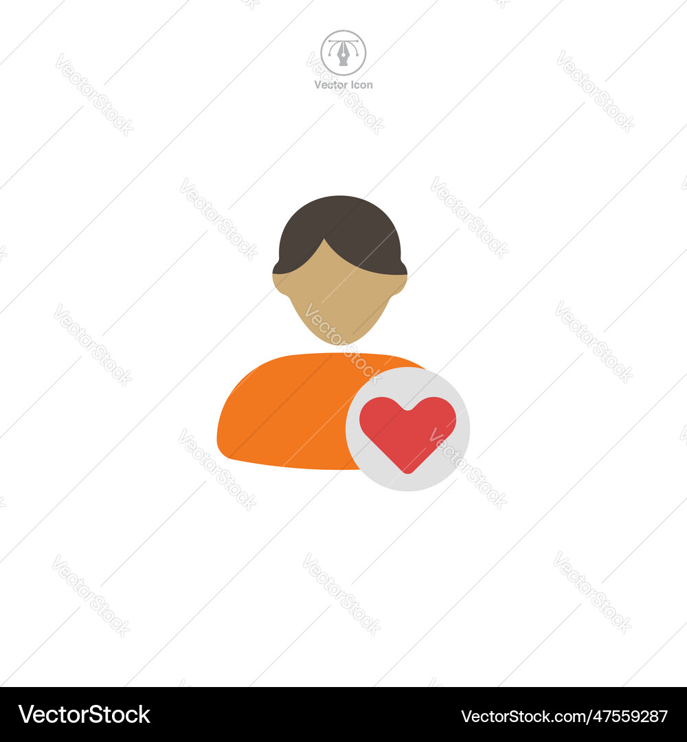 Clean of a customer profile icon representing Vector Image