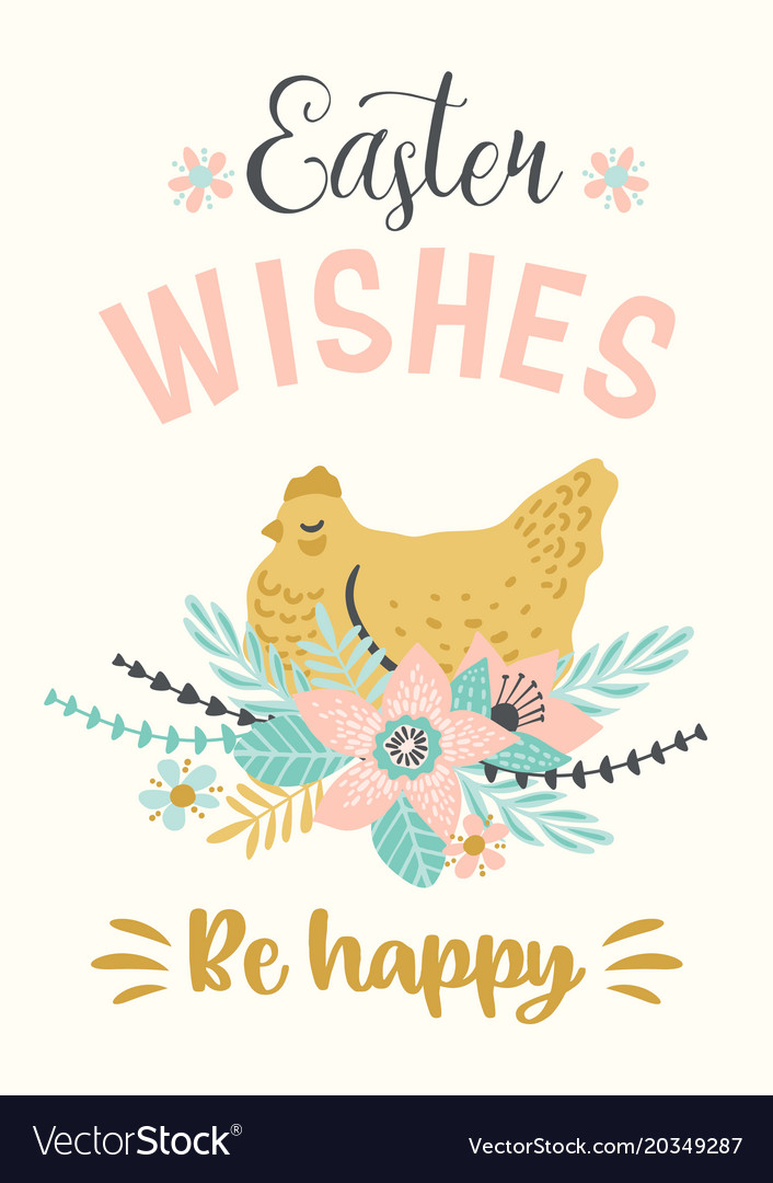 Happy easter templates for card poster Royalty Free Vector