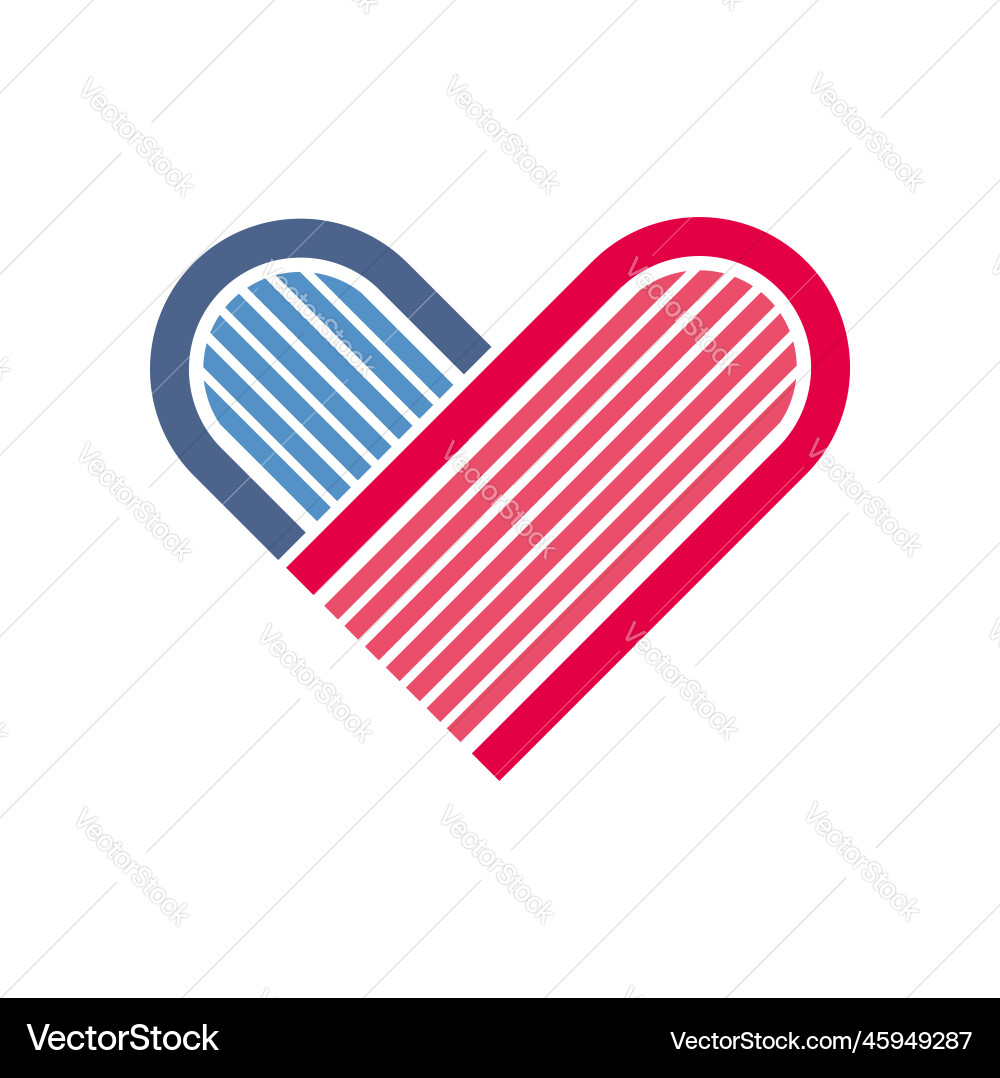 Heart book loving reading icon or symbol Vector Image