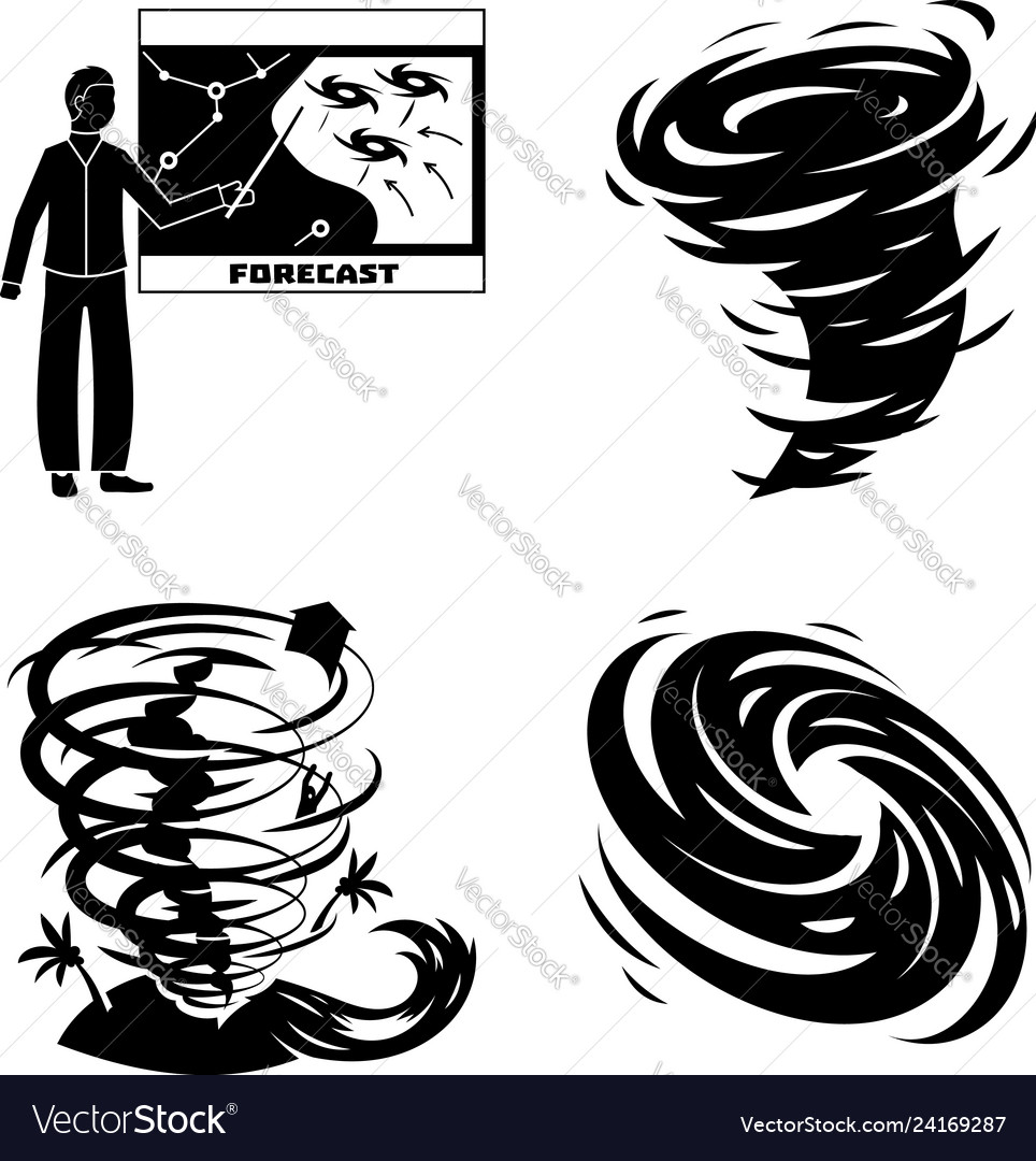 Hurricane icons set simple style Royalty Free Vector Image Hurricane icons set simple style Royalty Free Vector Image