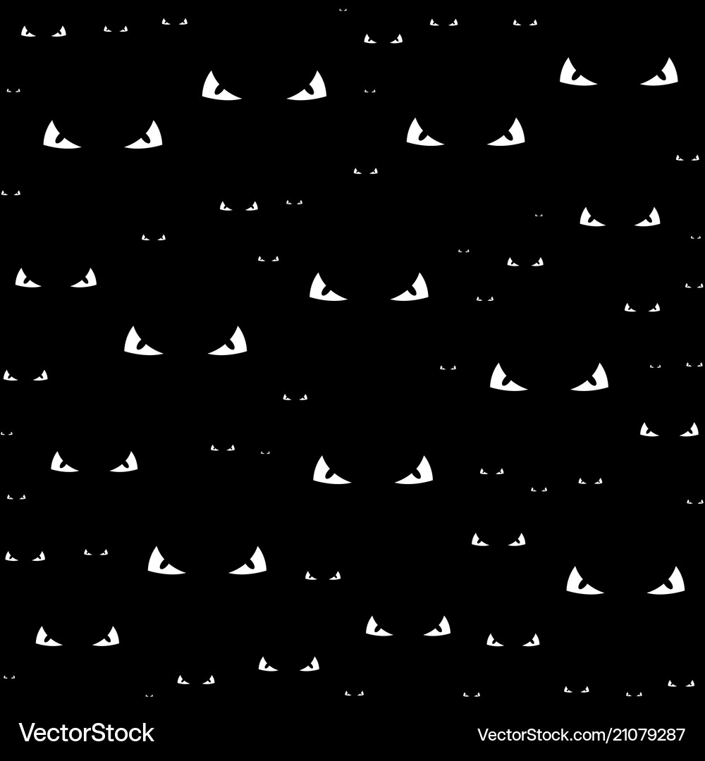 Mysterious domestic eyes in Royalty Free Vector Image