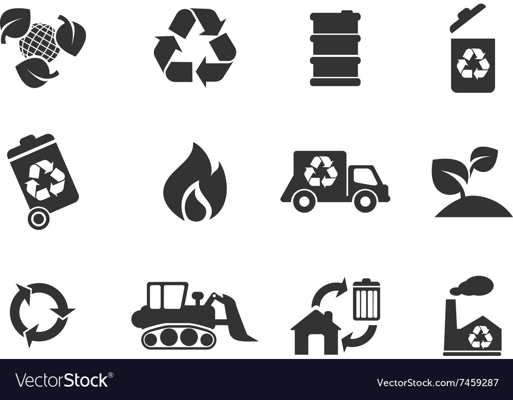 Recycle symbols Royalty Free Vector Image - VectorStock