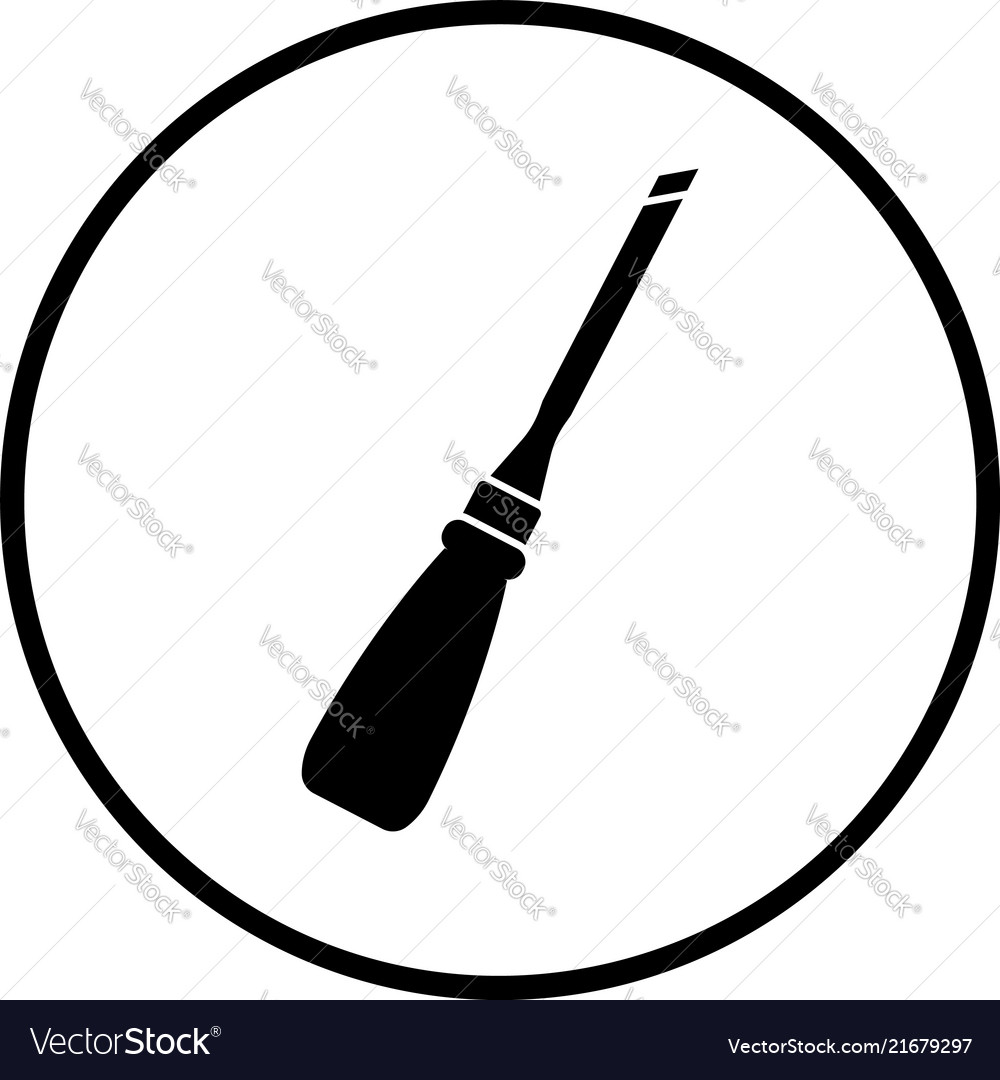 Chisel icon Royalty Free Vector Image - VectorStock