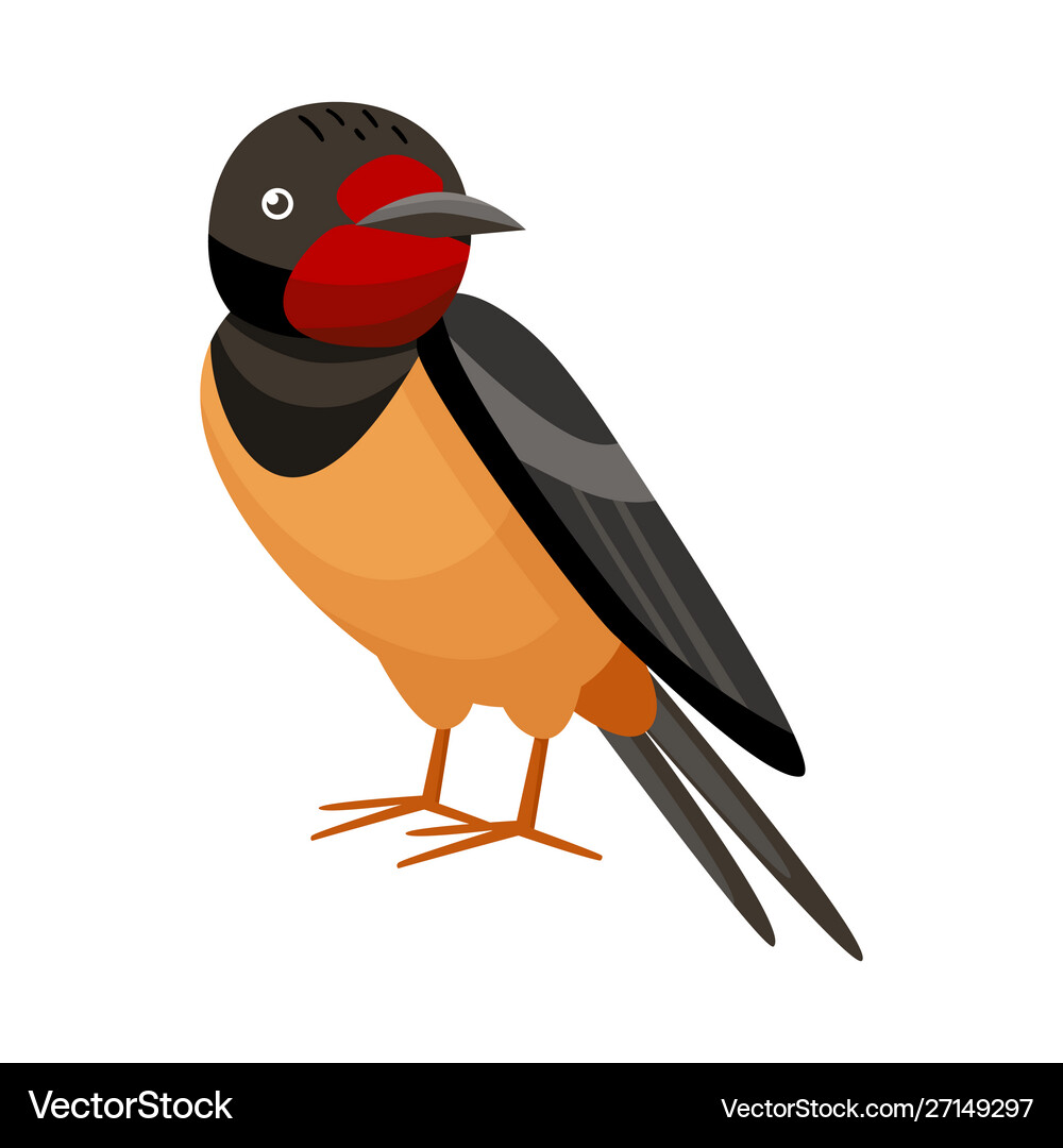 Design bird and nightingale logo Royalty Free Vector Image