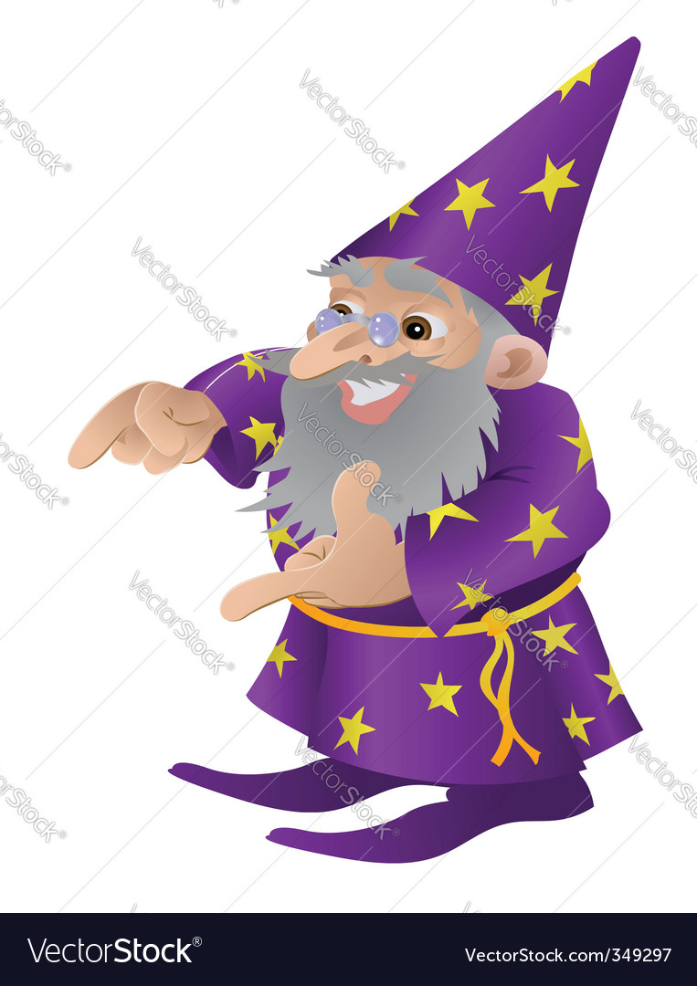 Wizard Royalty Free Vector Image - VectorStock