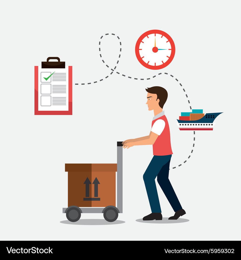 Delivery design Royalty Free Vector Image - VectorStock