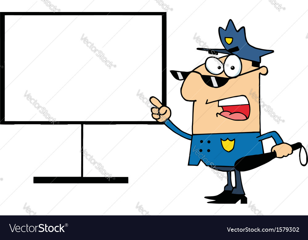 Presentation cartoon Royalty Free Vector Image