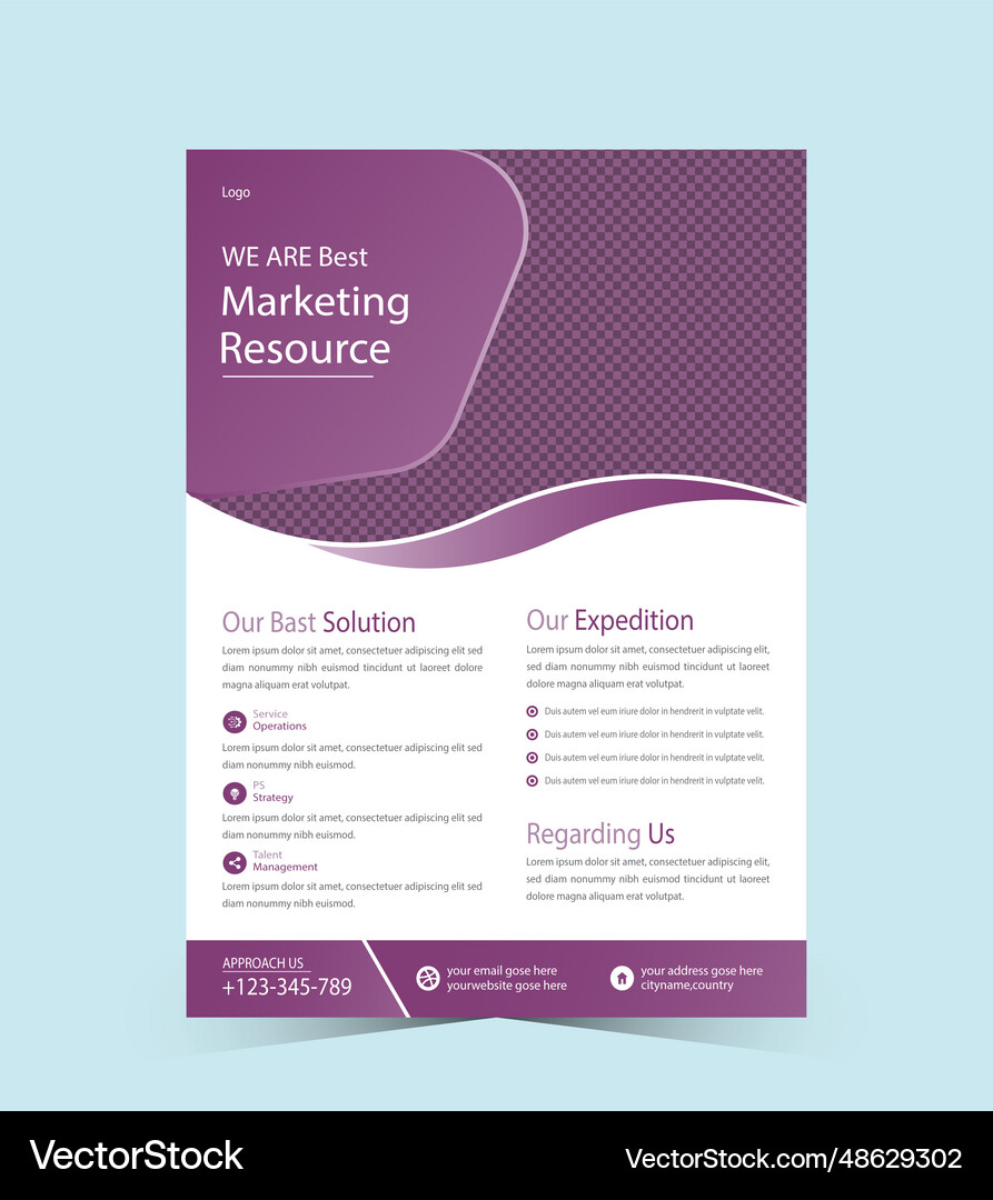 Professional business poster and flyer template de