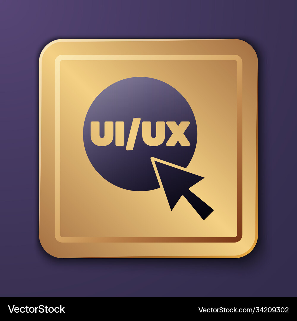 Purple ui or ux design icon isolated on Royalty Free Vector
