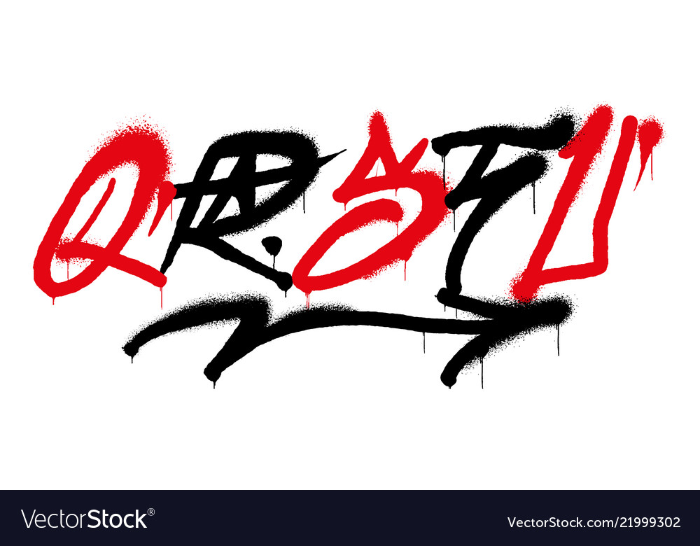 Street Graffiti Alphabet Royalty Free Vector Image