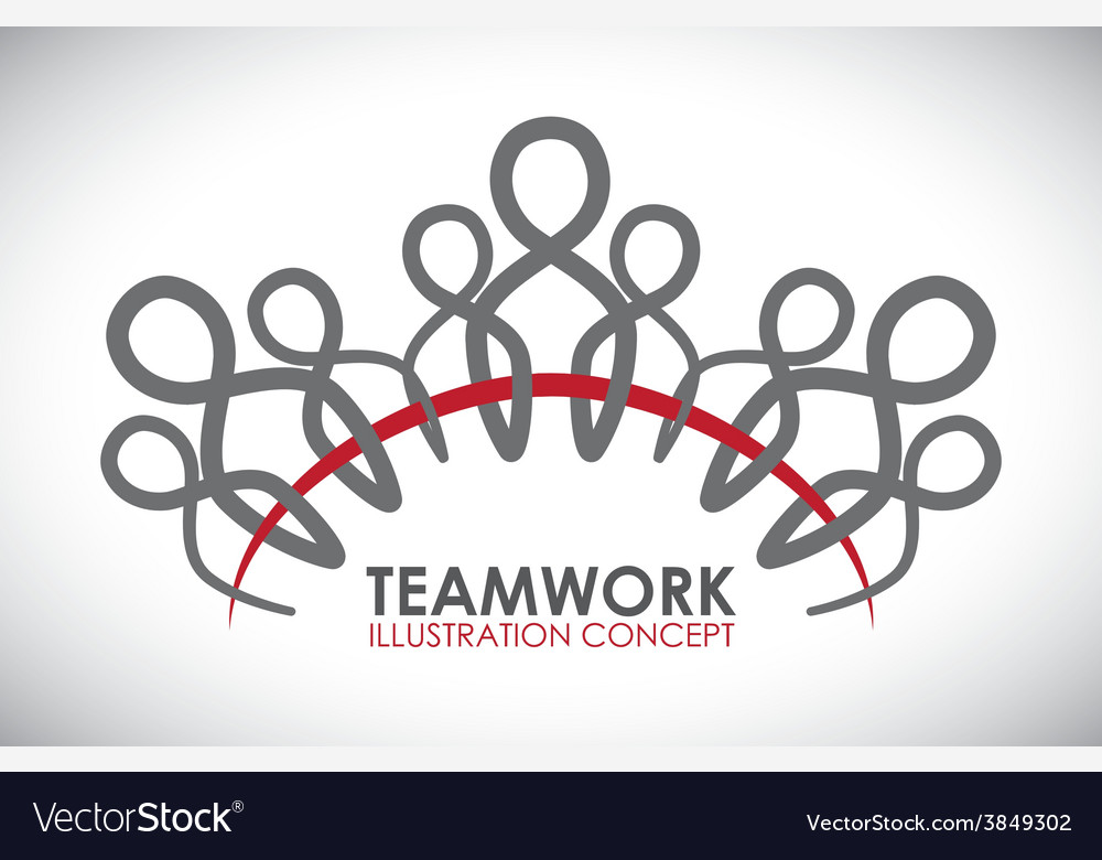 Teamwork Royalty Free Vector Image - VectorStock