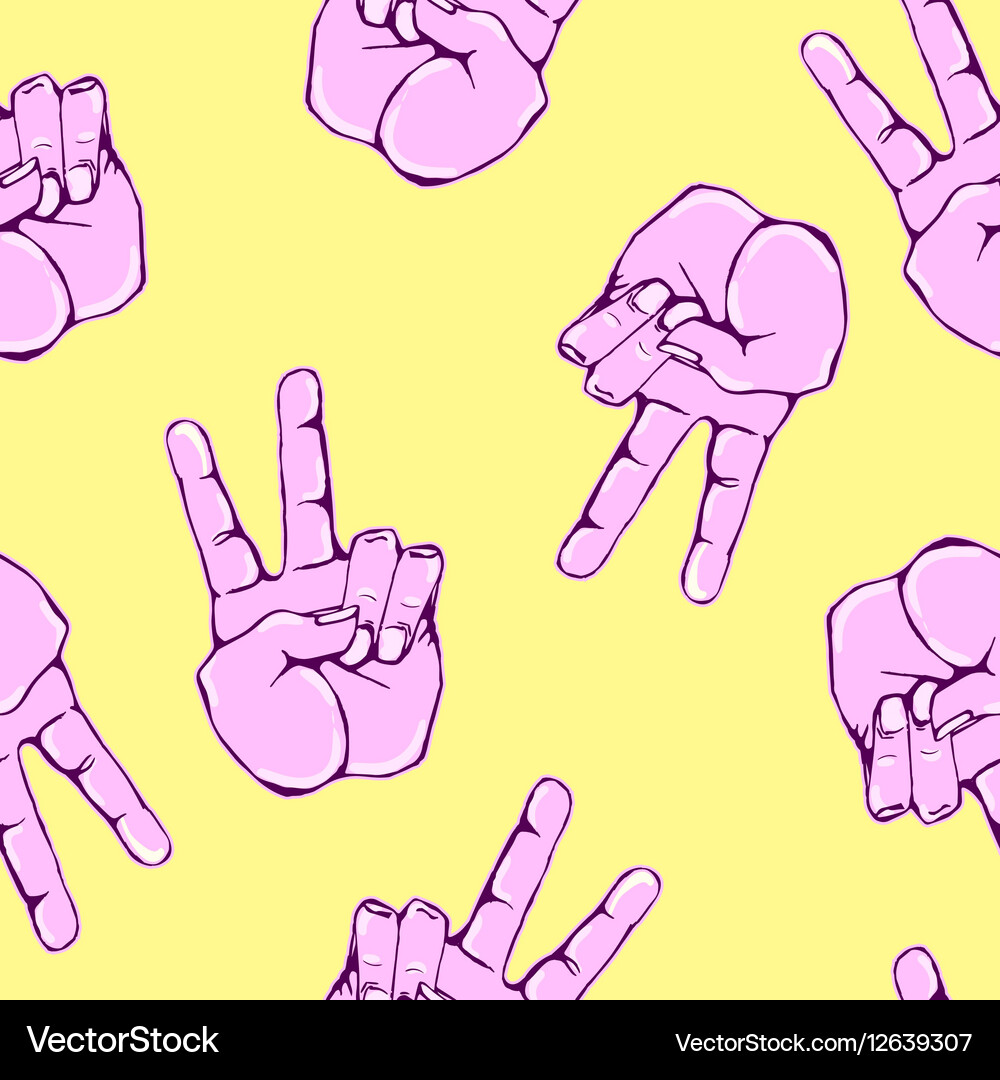 Funny seamless pattern Royalty Free Vector Image