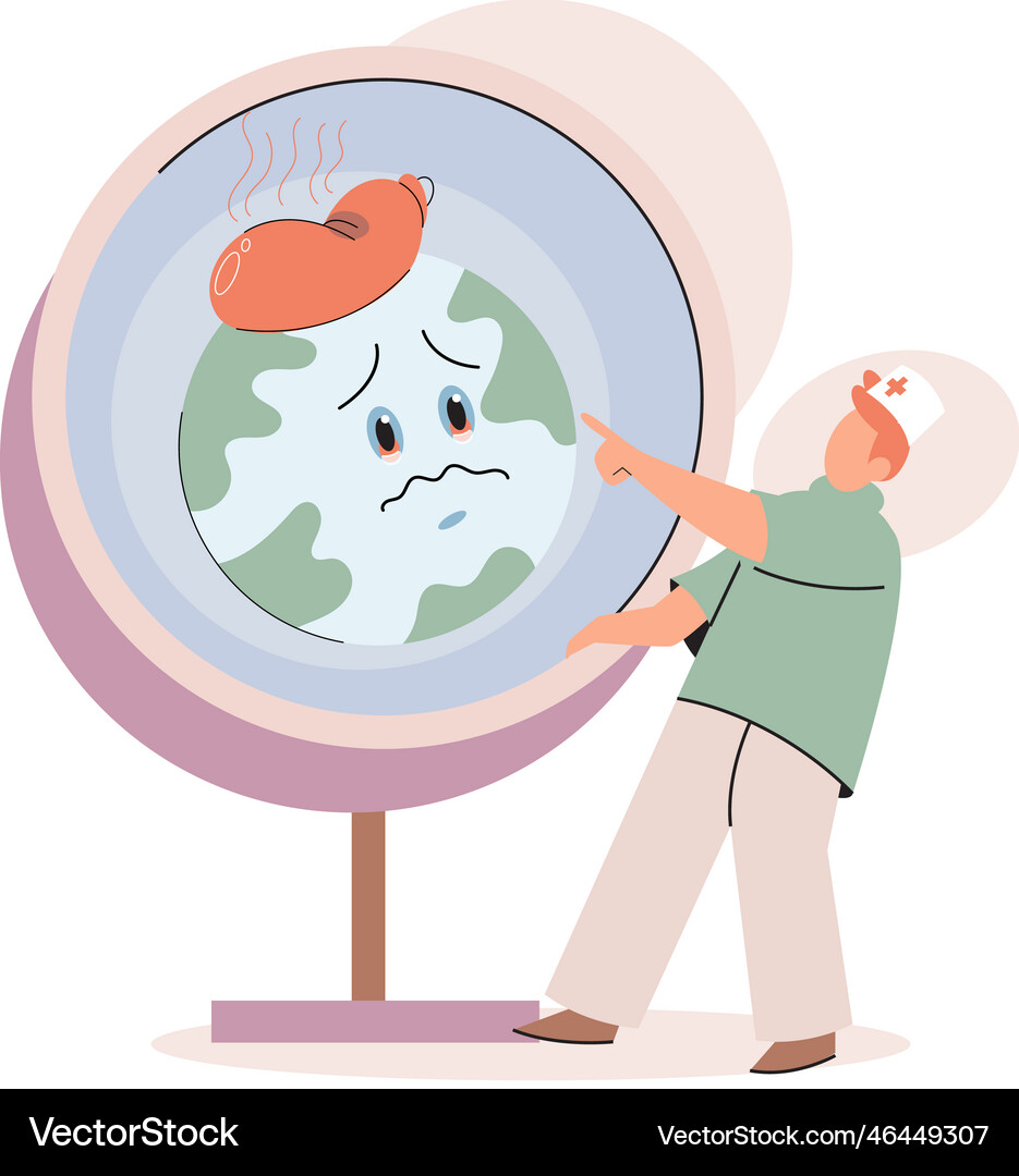 Global warming high temperature and hot weather Vector Image