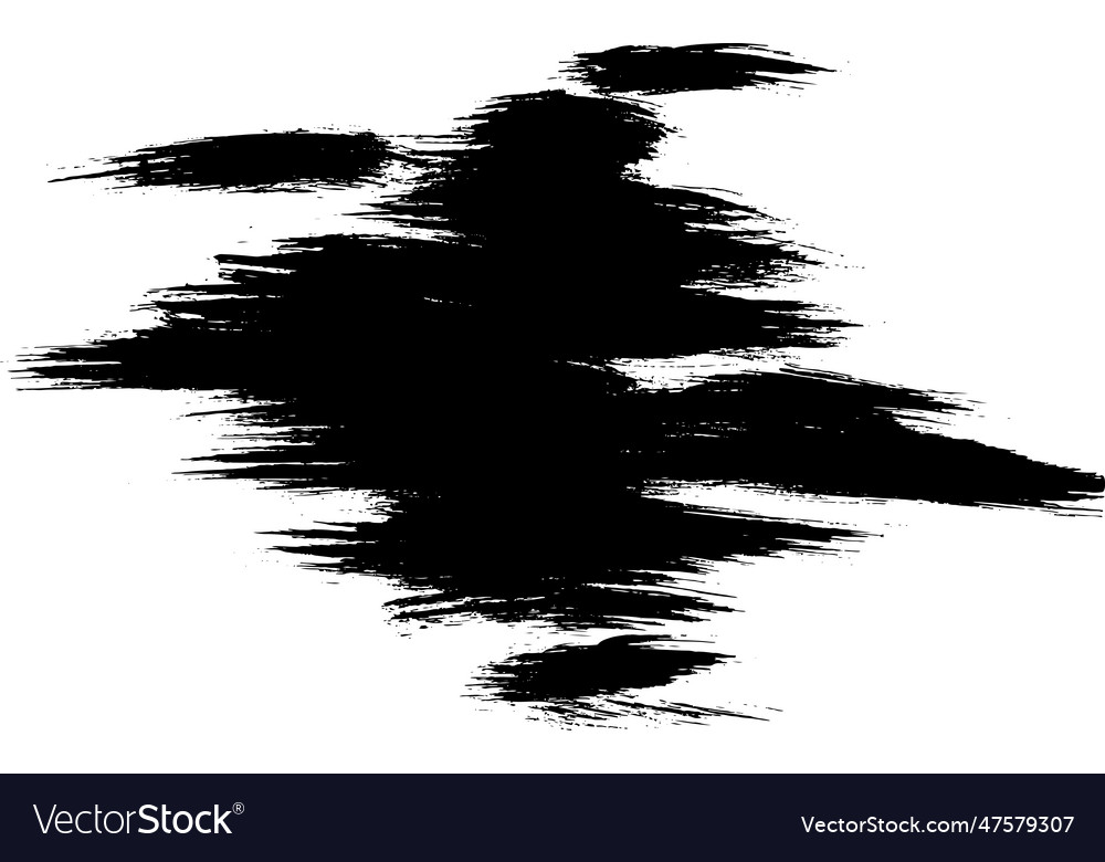 Grunge ink abstract stain Royalty Free Vector Image