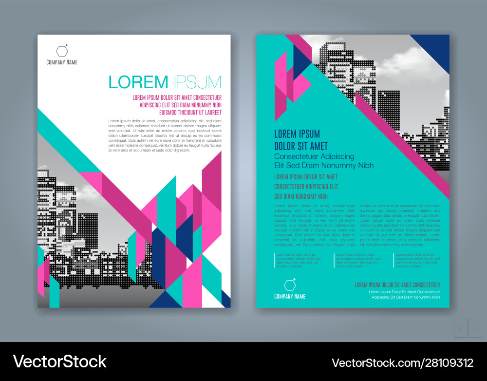 Cover annual report 1295 Royalty Free Vector Image