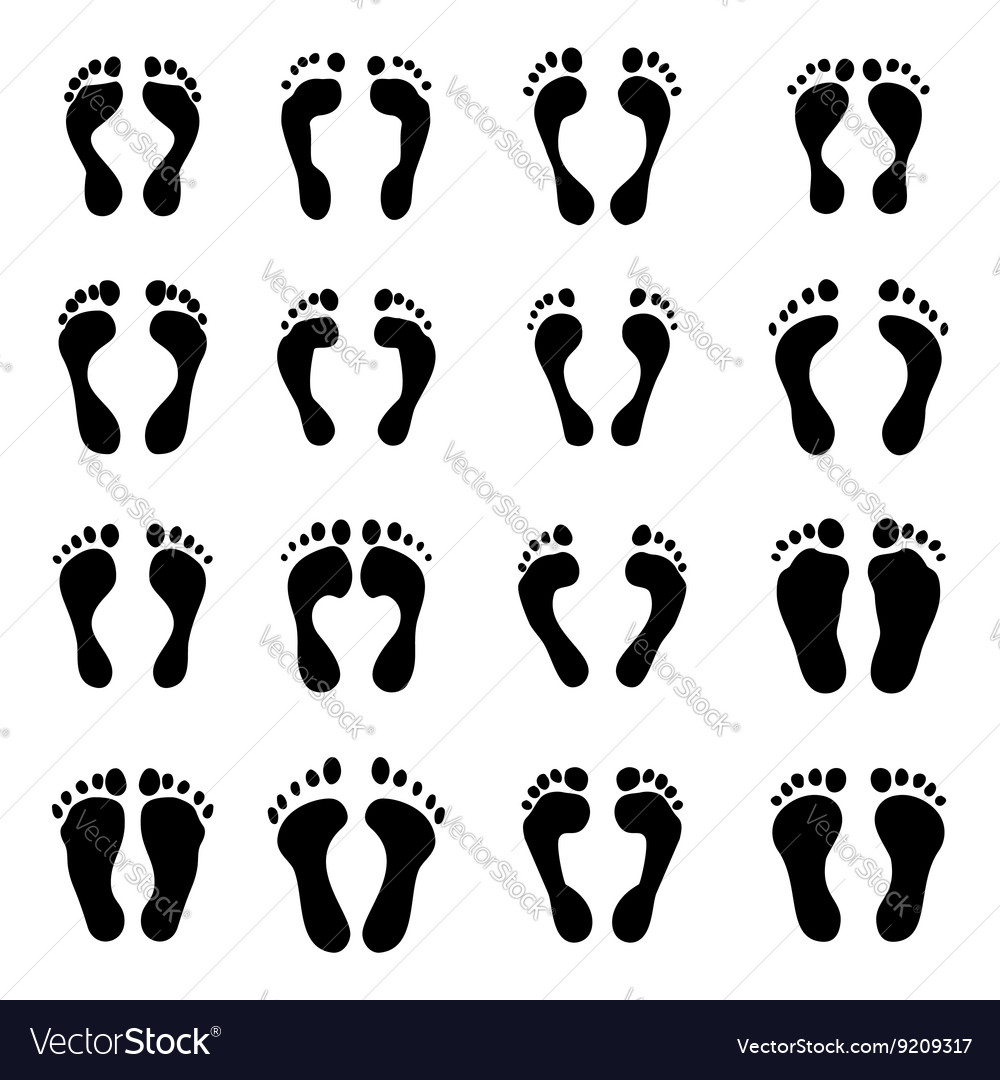 Collection of a imprint soles shoes Royalty Free Vector Collection of a imprint soles shoes Royalty Free Vector