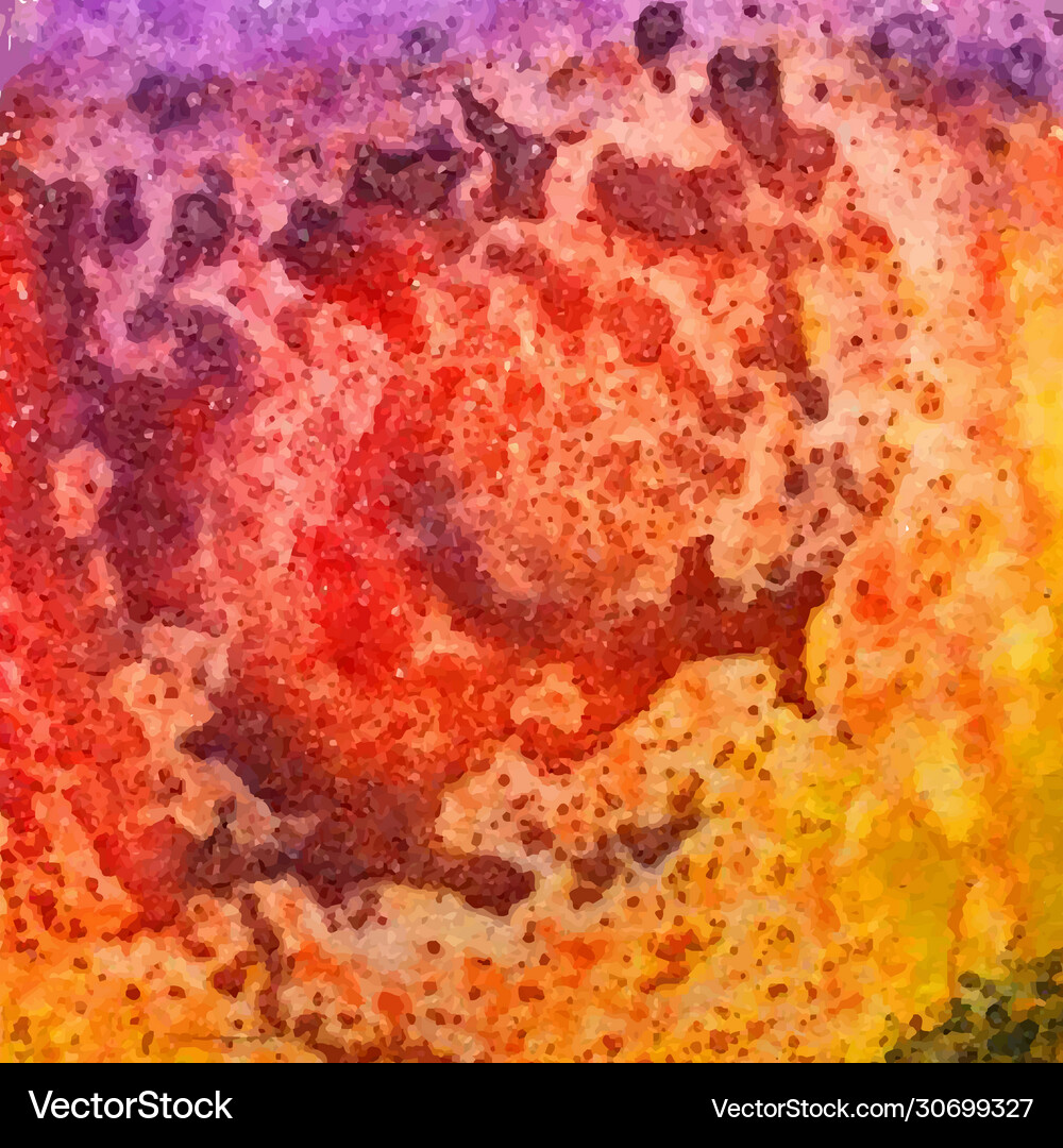 Detailed background with watercolor texture Vector Image