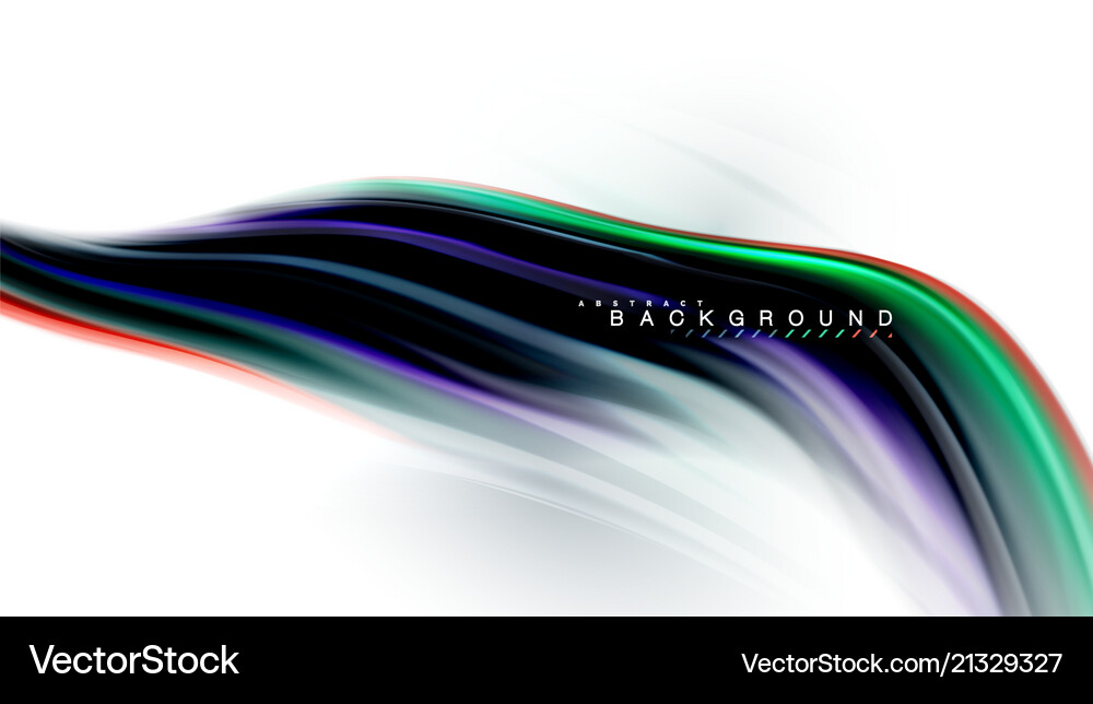 Fluid liquid mixing colors concept on light grey Vector Image