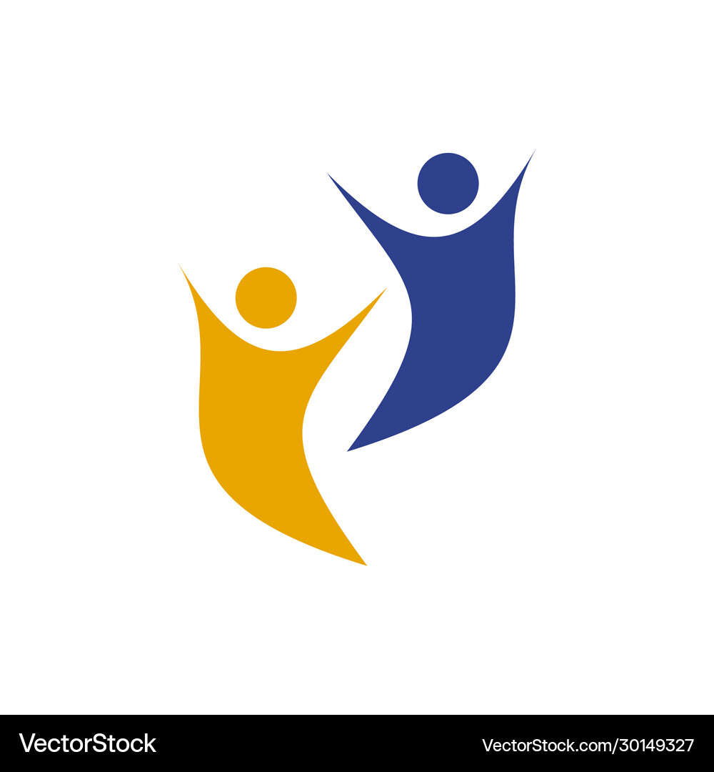 Human character icon logo design inspiration Vector Image