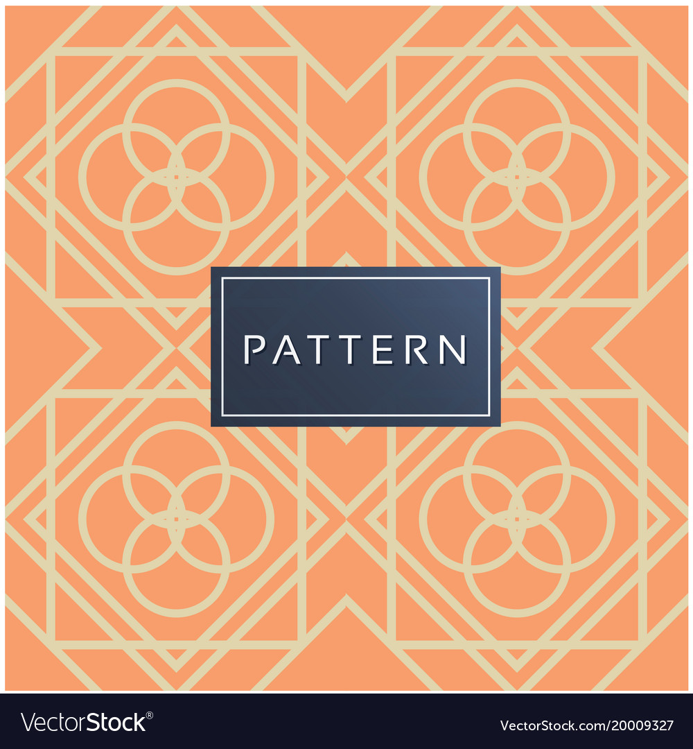 Retro geometric pattern image Royalty Free Vector Image