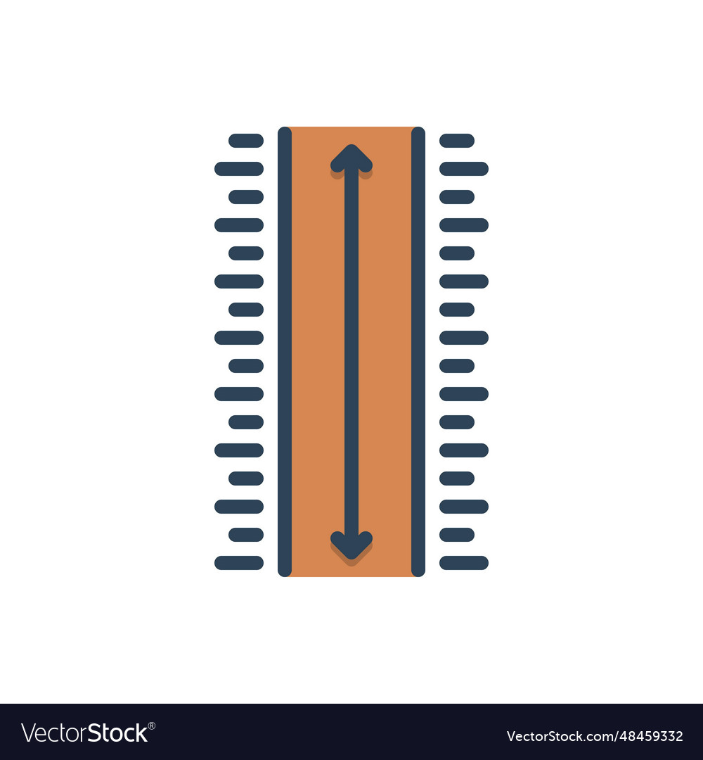 Length Royalty Free Vector Image - VectorStock