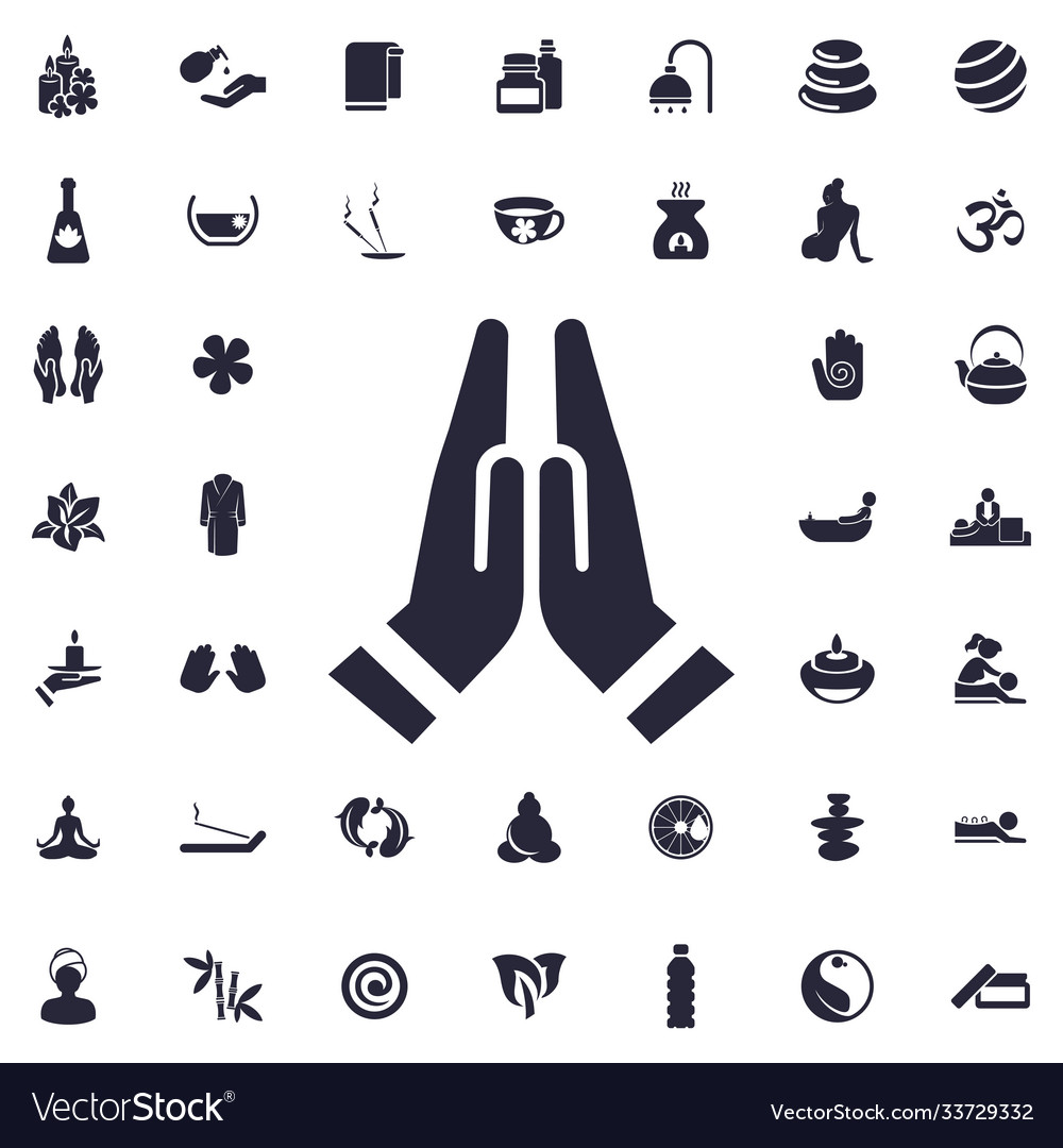 Prayer icon Royalty Free Vector Image - VectorStock