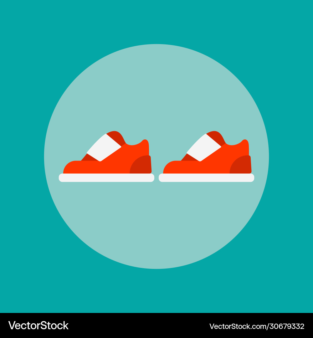 Sports shoes icon Royalty Free Vector Image - VectorStock