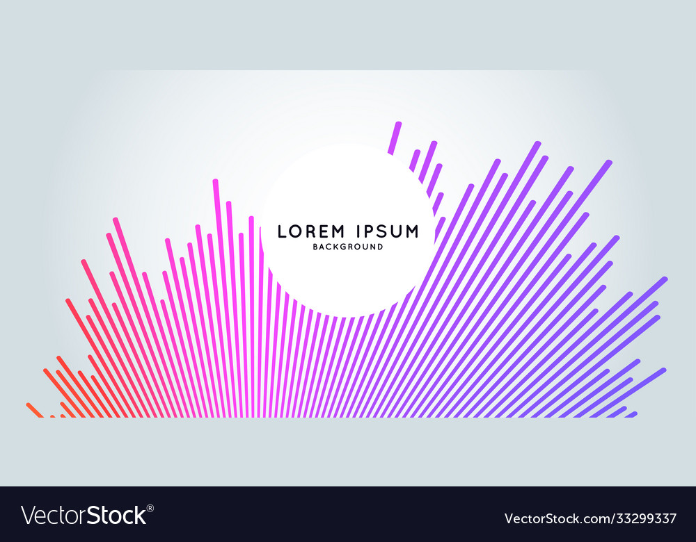 Abstract element with dynamic lines Royalty Free Vector