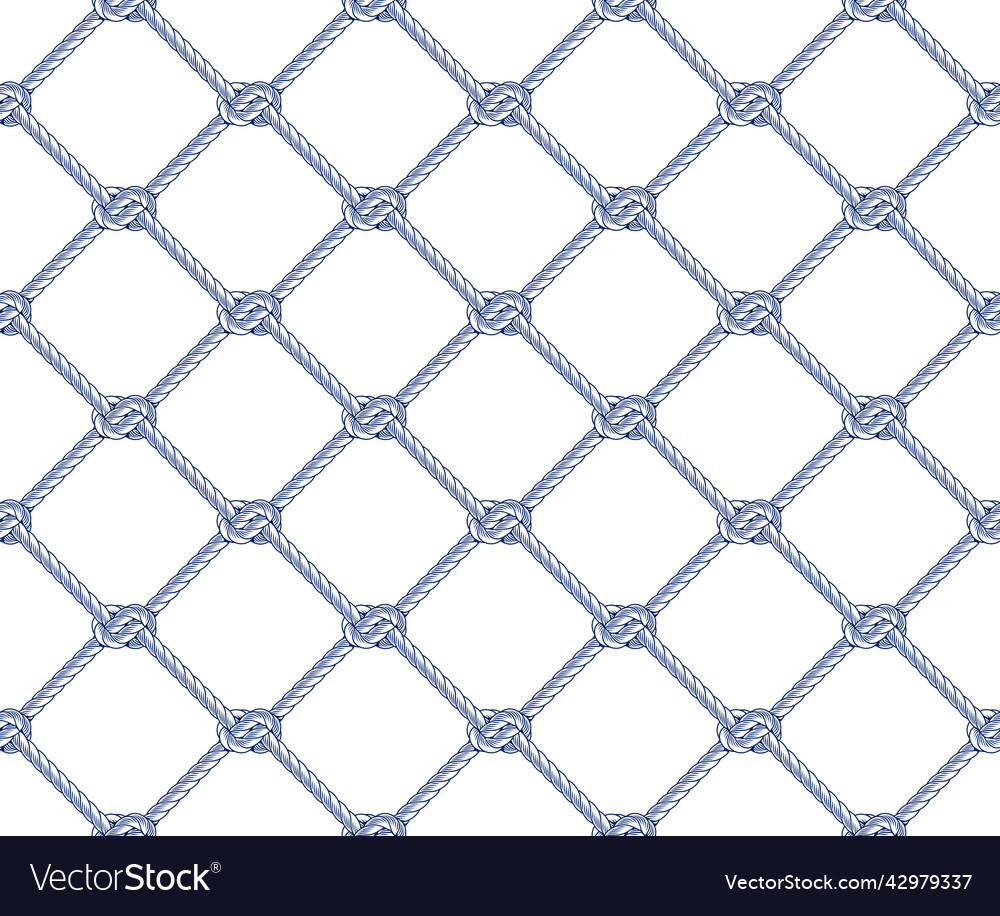 Seamless net pattern background repeating Vector Image
