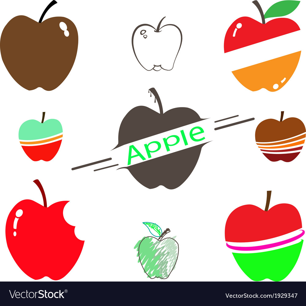 Apple Royalty Free Vector Image - VectorStock