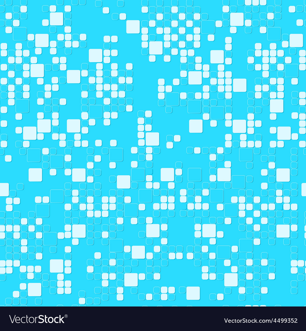 Aqua square bubbles Royalty Free Vector Image - VectorStock