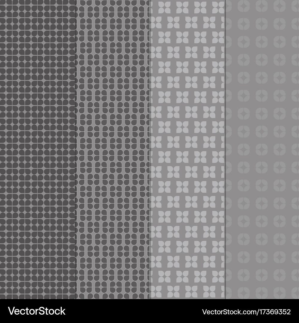 Created vintage style of grey shape pattern Vector Image
