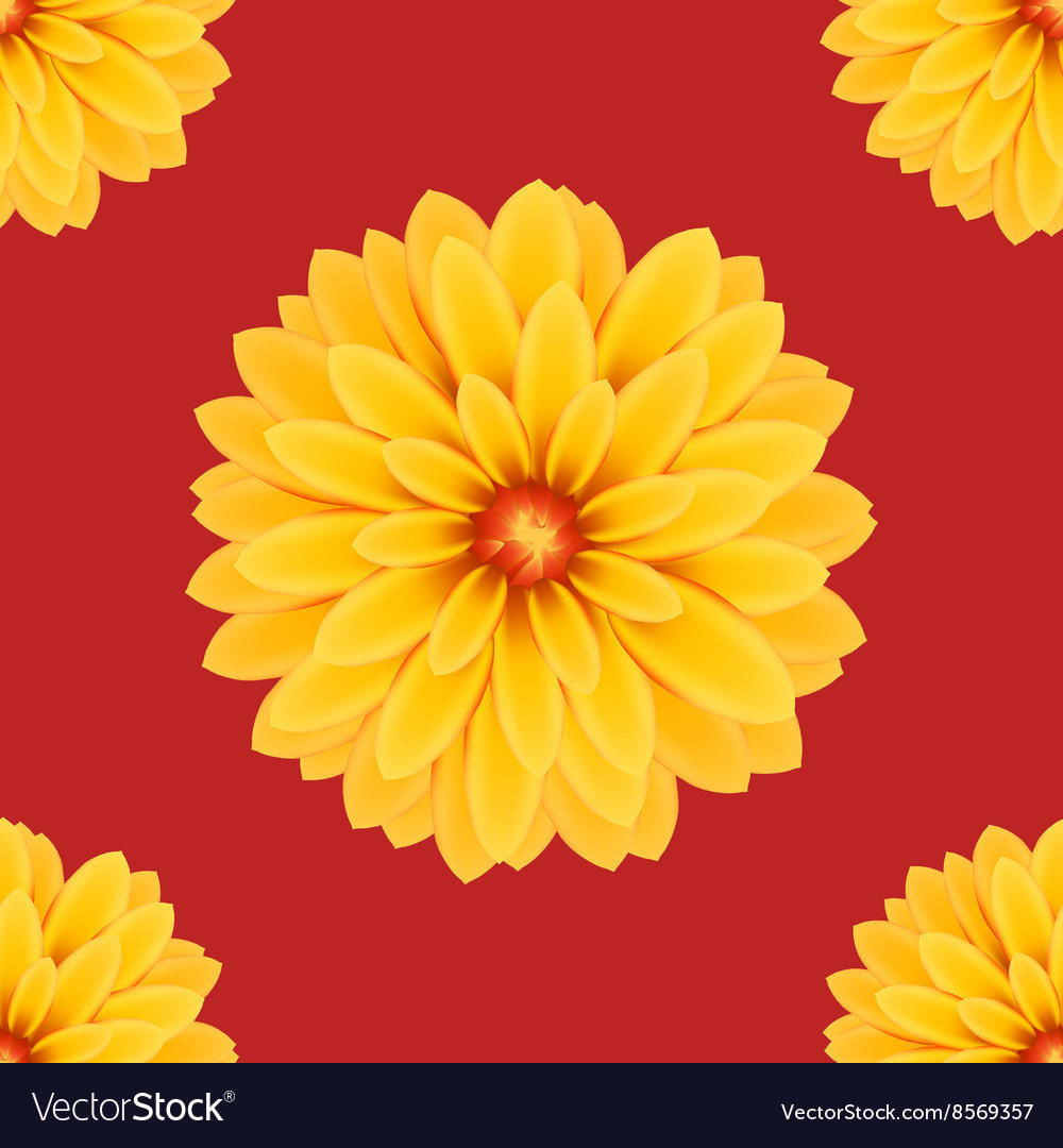Flowers seamless pattern Royalty Free Vector Image